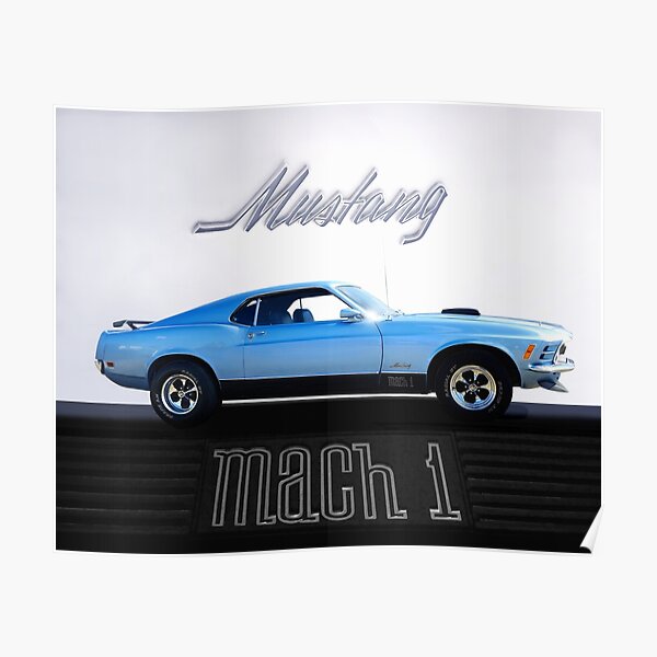 Vintage Mustang Posters | Redbubble