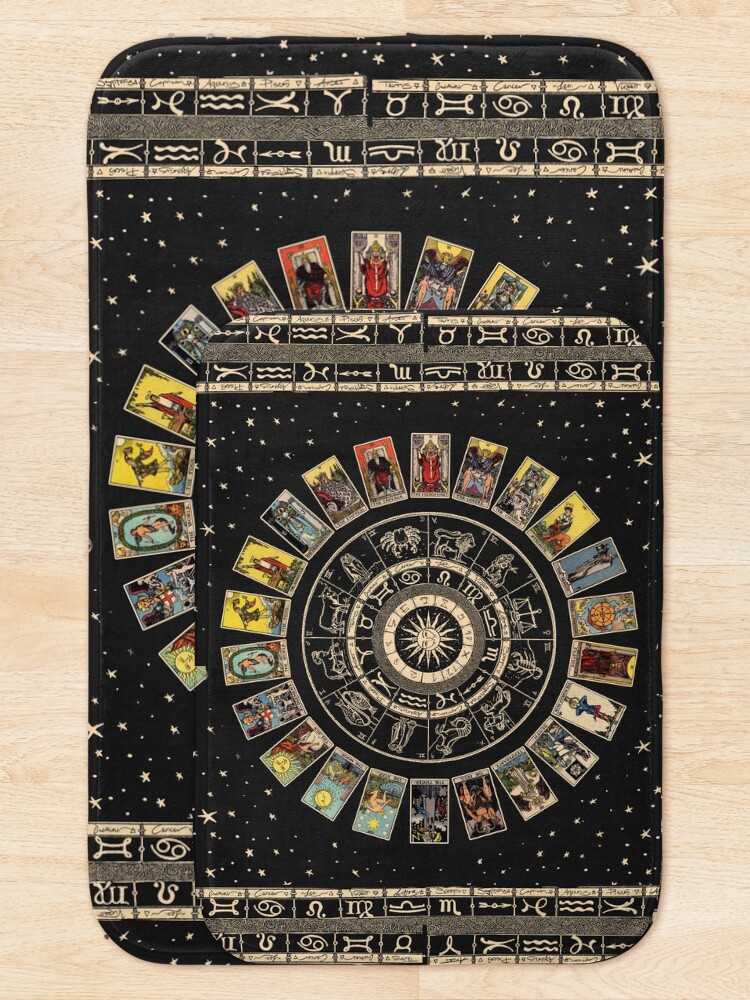 "Wheel of the Zodiac, Astrology Chart and the Major Arcana Tarot" Bath ...