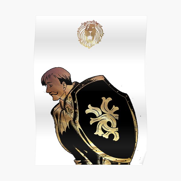 "Escanor - Seven Deadly Sins" Poster for Sale by Blason | Redbubble