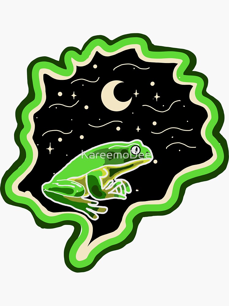 "Kambo Frog" Sticker for Sale by KareemoDee | Redbubble
