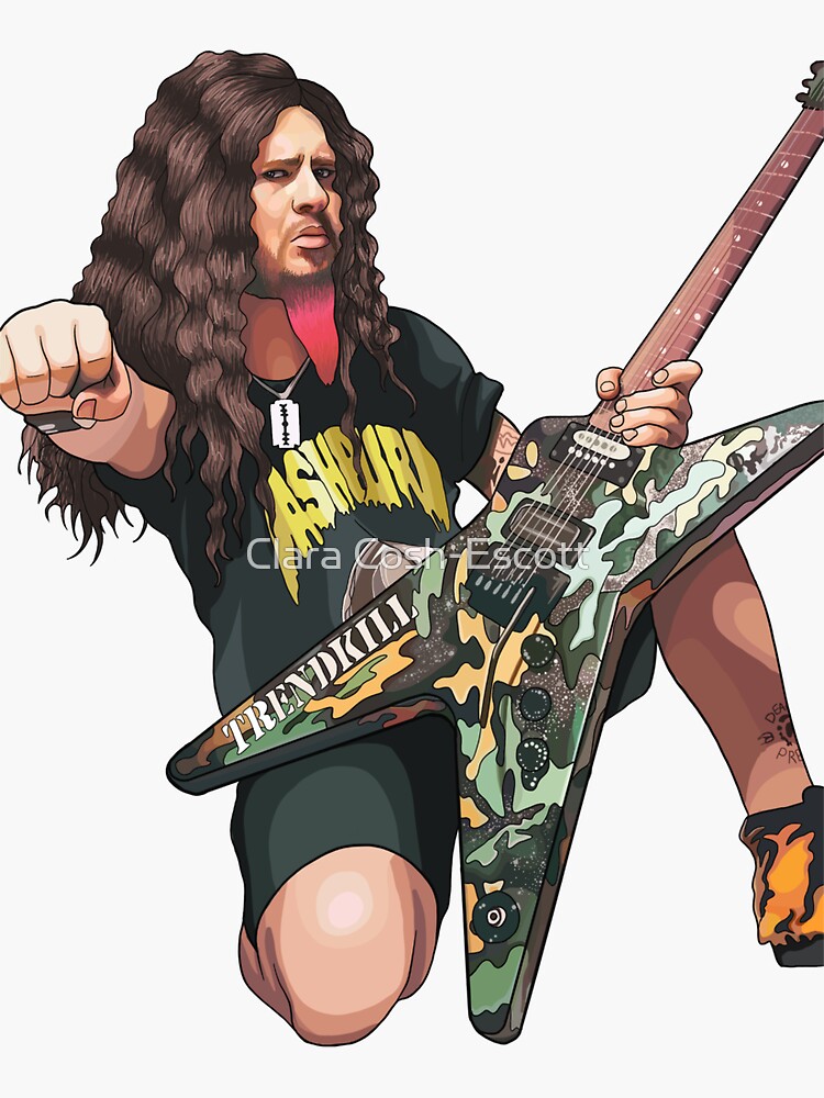 "Dimebag" Sticker for Sale by coshillustrates | Redbubble