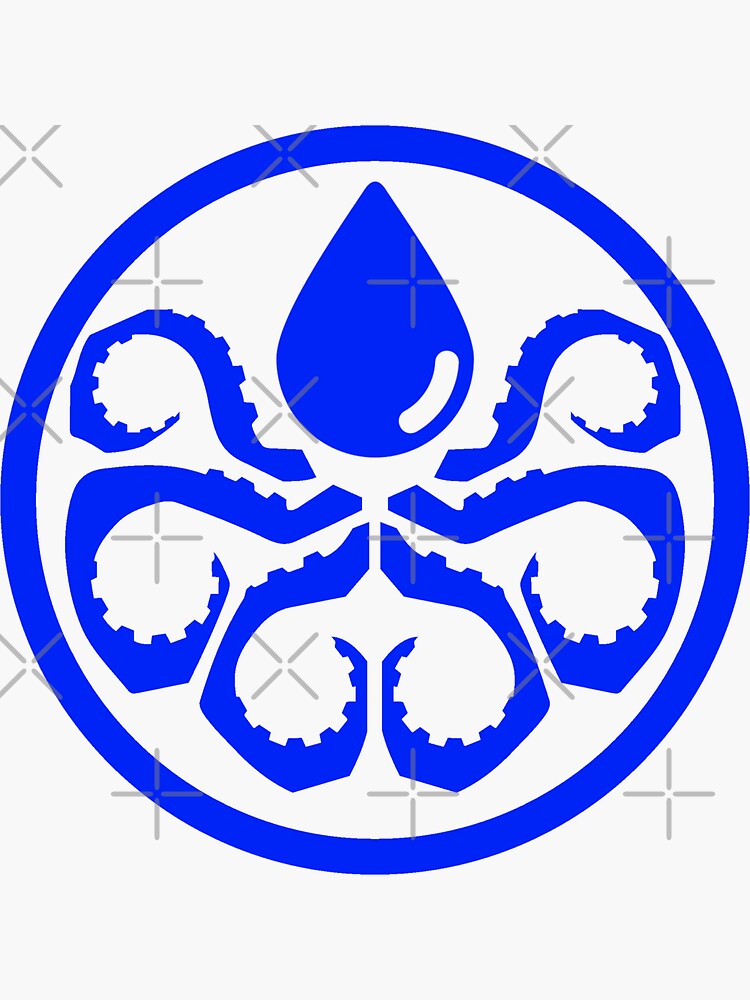 "Hail Hydro Water Homies Blue" Sticker for Sale by felixbunny | Redbubble