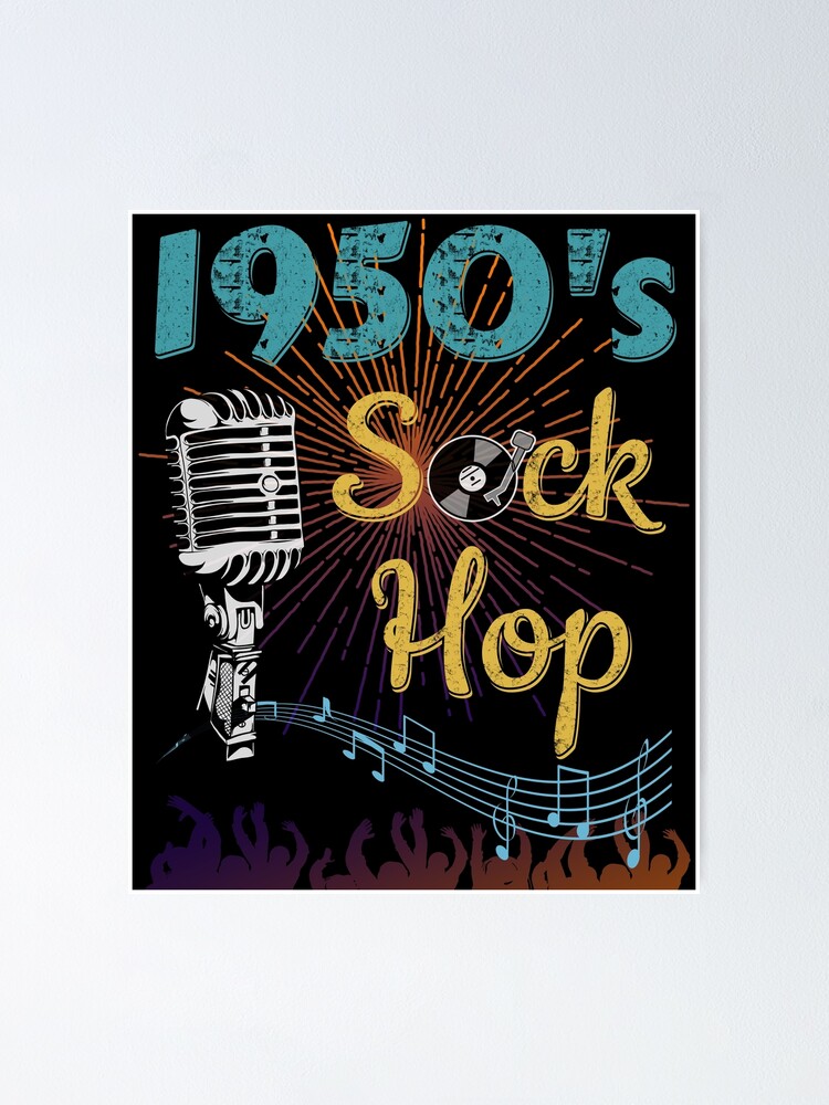 "1950's Sock Hop" Poster for Sale by norules | Redbubble