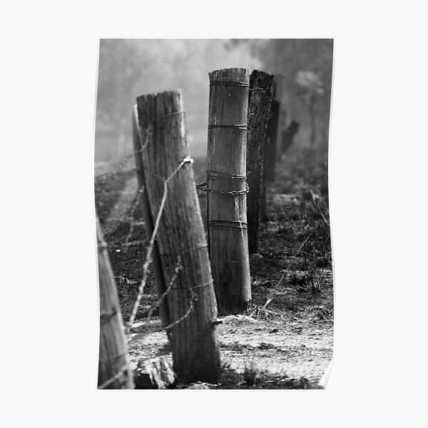 "FENCES" Poster for Sale by Tracey66 | Redbubble