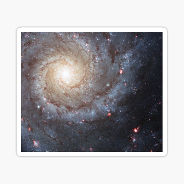 "Galaxy m74 - Hubble Images" Sticker for Sale by IndieWorks | Redbubble
