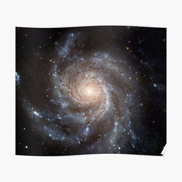 "Pinwheel Galaxy - Hubble Images" Poster by IndieWorks | Redbubble