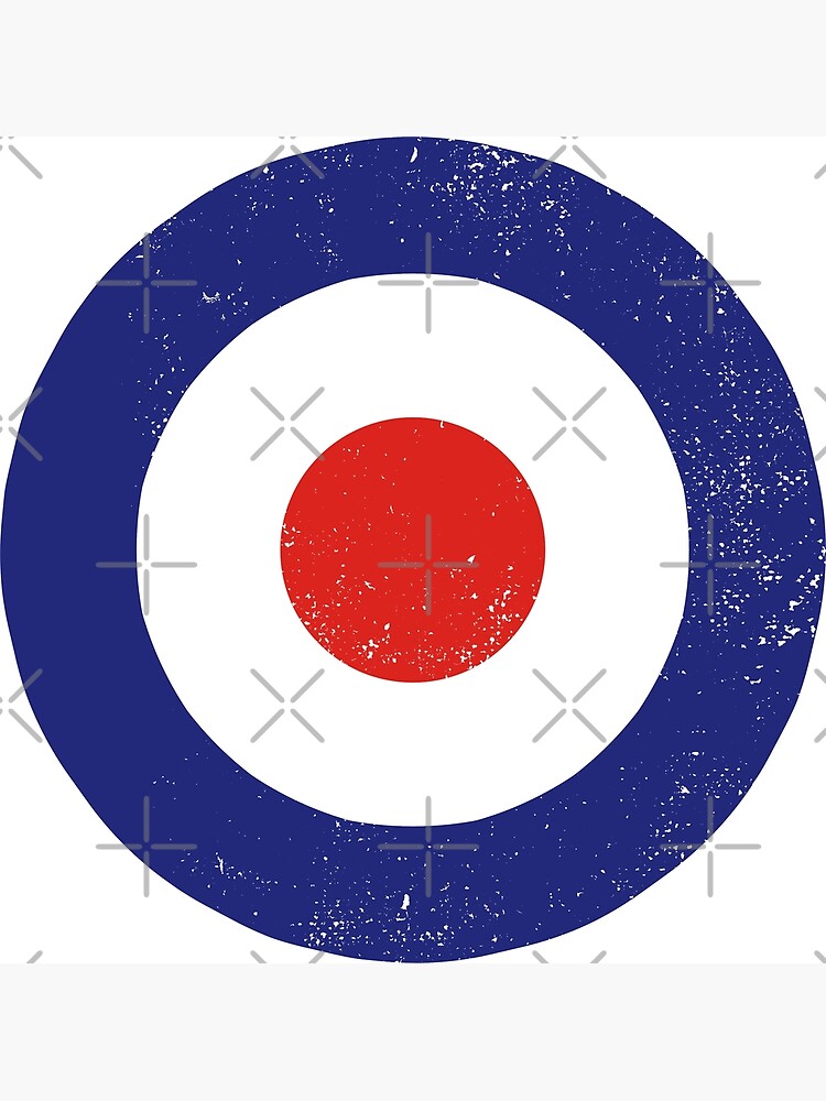 "Mod Target (distressed design)" Poster for Sale by siggyspatsky ...