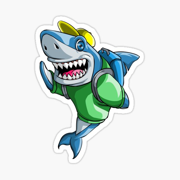 "Shark Back to School Kids Pre-School Elementary" Sticker for Sale by ...