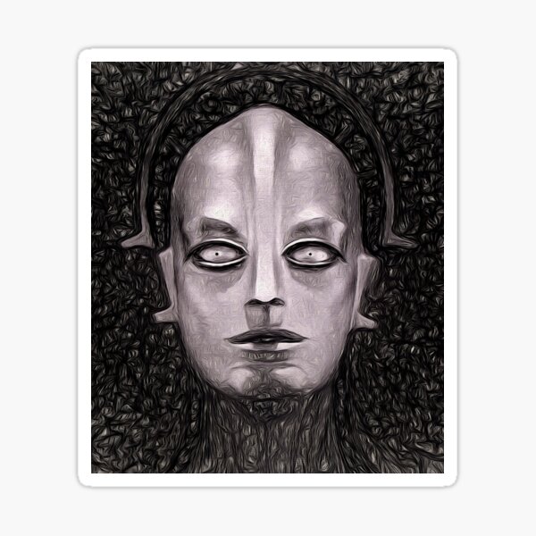 "Robot Machine Man Metropolis" Sticker for Sale by 1111artist | Redbubble