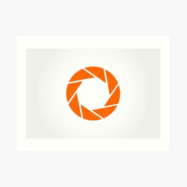 "Aperture Science (Orange) Logo" Art Print for Sale by Logogami | Redbubble
