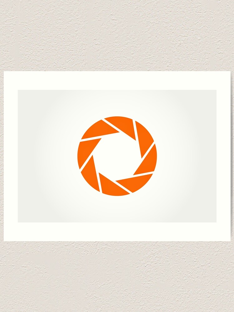 "Aperture Science (Orange) Logo" Art Print for Sale by Logogami | Redbubble