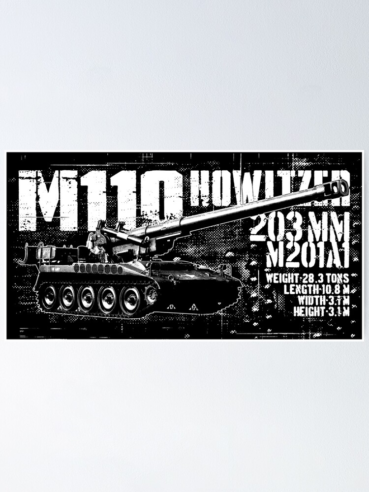 "M110 howitzer" Poster by deathdagger | Redbubble