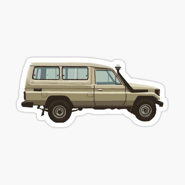"Toyota Land Cruiser Troopy /w Snorkel - FJ70 Series " Sticker for Sale ...