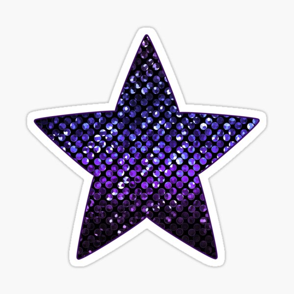 "Graphic Purple Crystal Strass" Sticker for Sale by Medusa81 | Redbubble