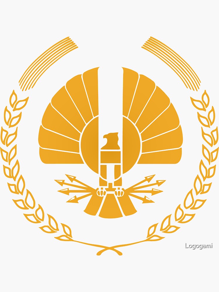 "Panem Logo" Sticker for Sale by Logogami | Redbubble