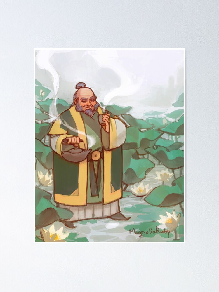 "Uncle Iroh" Poster for Sale by Magnoliaruby | Redbubble