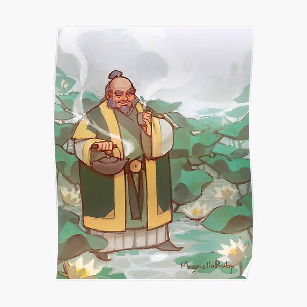 "Uncle Iroh" Poster for Sale by Magnoliaruby | Redbubble