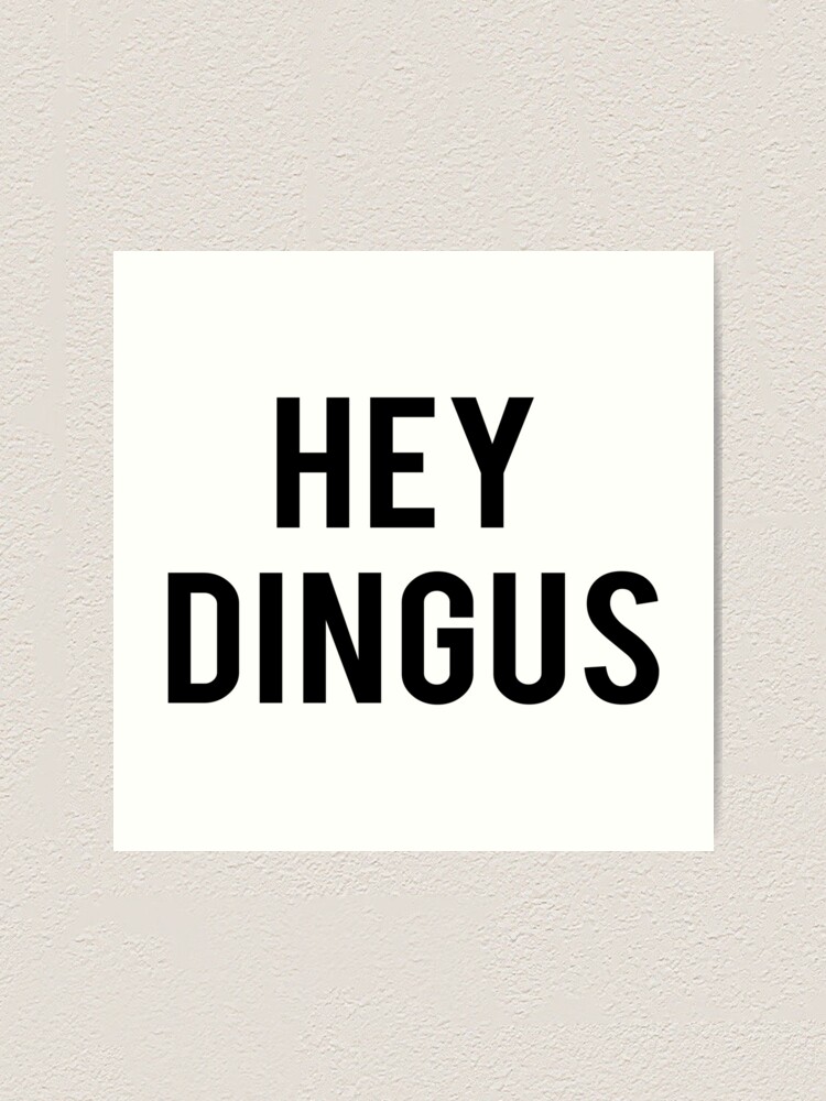 "Hey dingus - Robin - inspired by Stranger Things, Netflix" Art Print ...