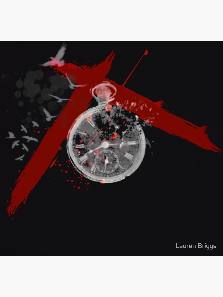 "Broken time" Sticker by Briggslk | Redbubble