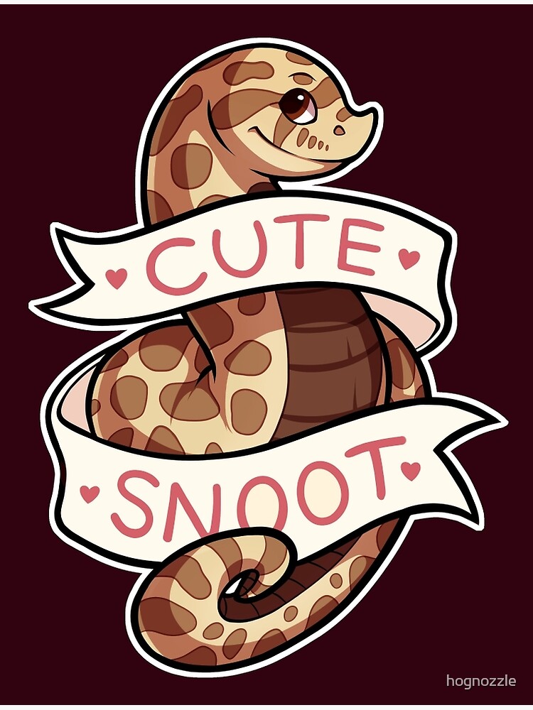 "Cute Snoot" Poster by hognozzle | Redbubble