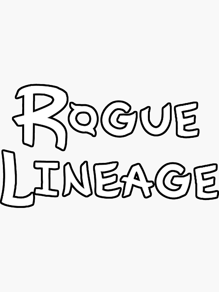 "Rogue Lineage Logo" Sticker for Sale by ArchRBX | Redbubble
