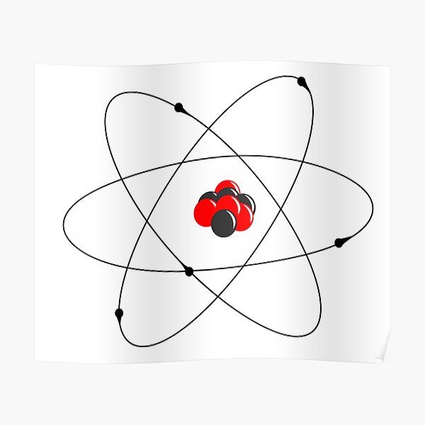 "Rutherford atomic model" Poster for Sale by javisolarte | Redbubble