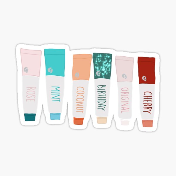 Lip Gloss Stickers | Redbubble
