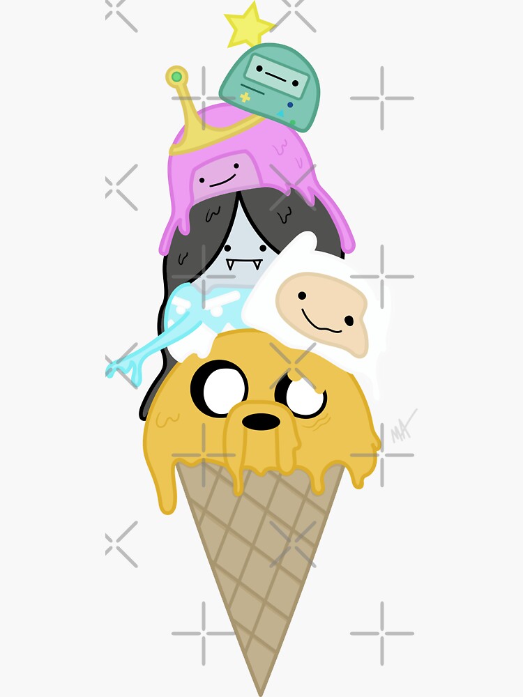 "Land of Ooo Special " Sticker by randamuART | Redbubble