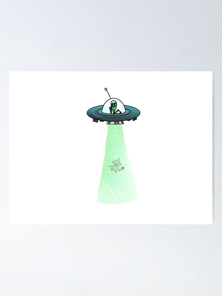 "Alien Invader" Poster by stevennvh | Redbubble