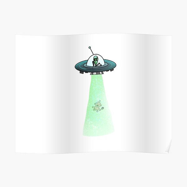 "Alien Invader" Poster by stevennvh | Redbubble