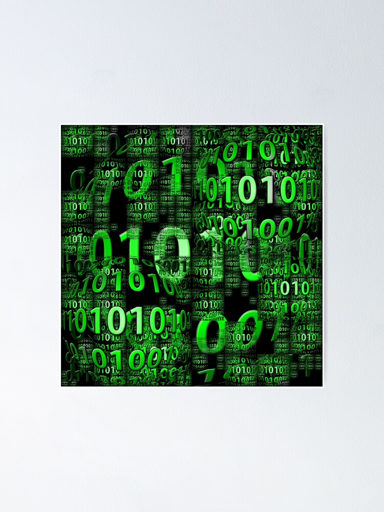 "NUMBERS IN GREEN COLOR" Poster for Sale by SARGENTOWILLY | Redbubble