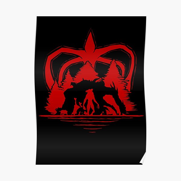 "Stranger Things Monsters Design" Poster for Sale by Jaguar115 | Redbubble