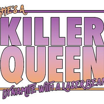 "Killer Queen" Sticker for Sale by Jamie Courtier | Redbubble