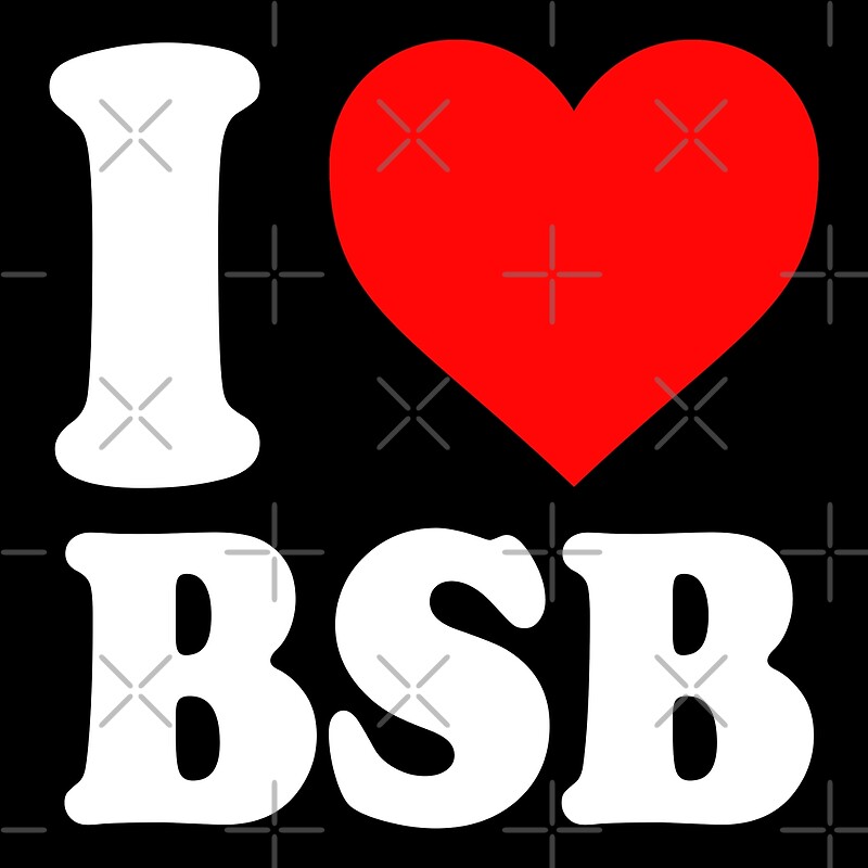 "I Love BSB, BSB lovers & Fans Shirts & Stuff for Men & Women" by ...