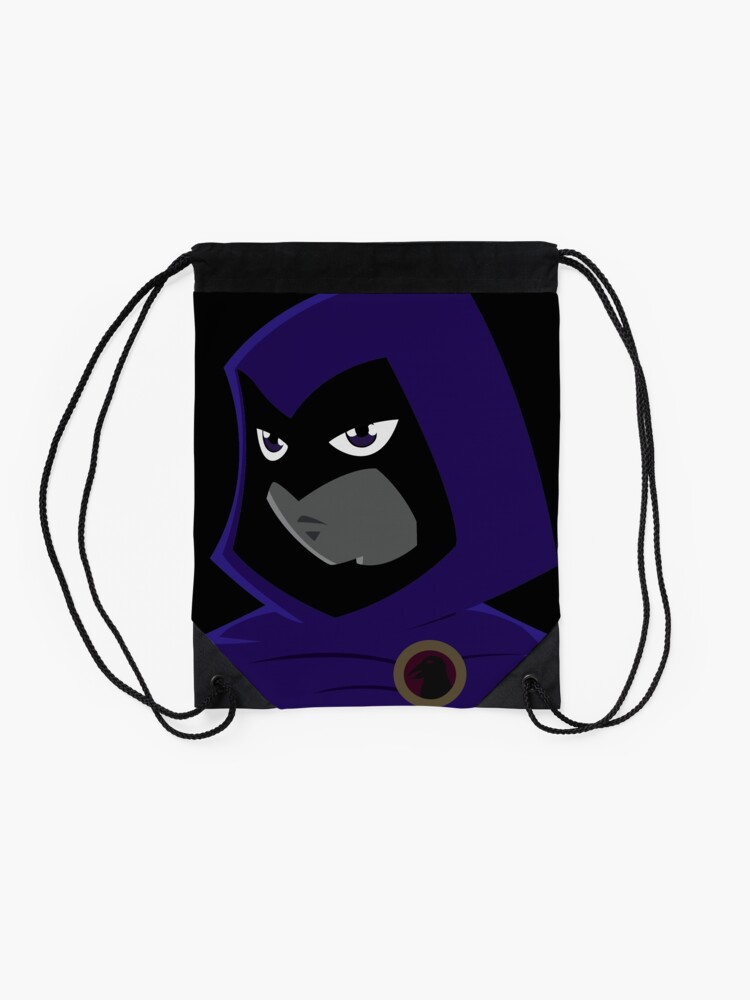 "Teen Titans - Serious Raven" Drawstring Bag for Sale by MonkeyLi ...
