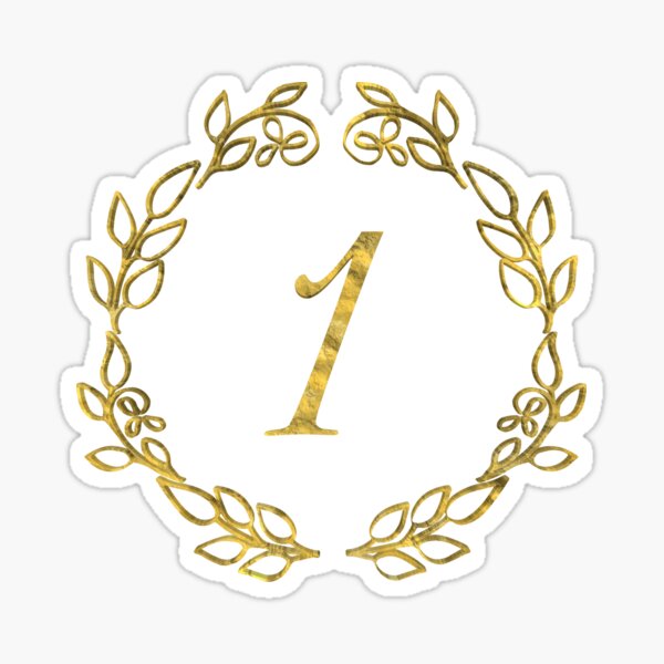 "1st place wreath" Sticker for Sale by MaggusK | Redbubble