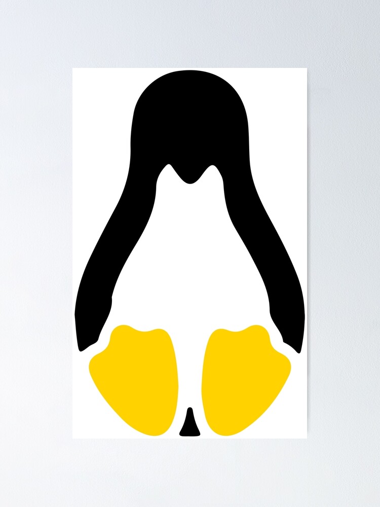 "Linux tux penguin symbol" Poster for Sale by SofiaYoushi | Redbubble
