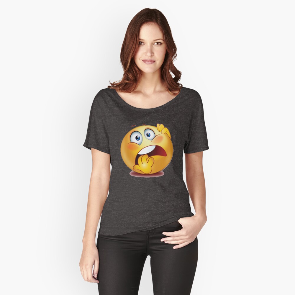 "FREAKED OUT SMILEY FACE" Sticker for Sale by HAUNTERSDEPOT | Redbubble