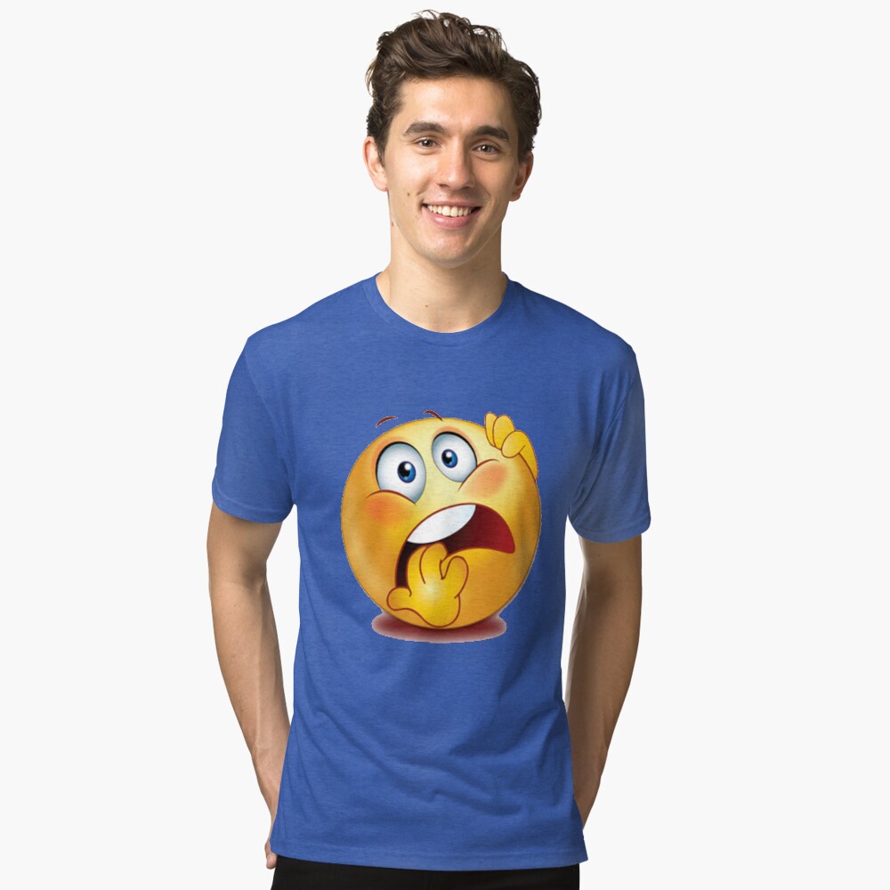 "FREAKED OUT SMILEY FACE" Sticker for Sale by HAUNTERSDEPOT | Redbubble