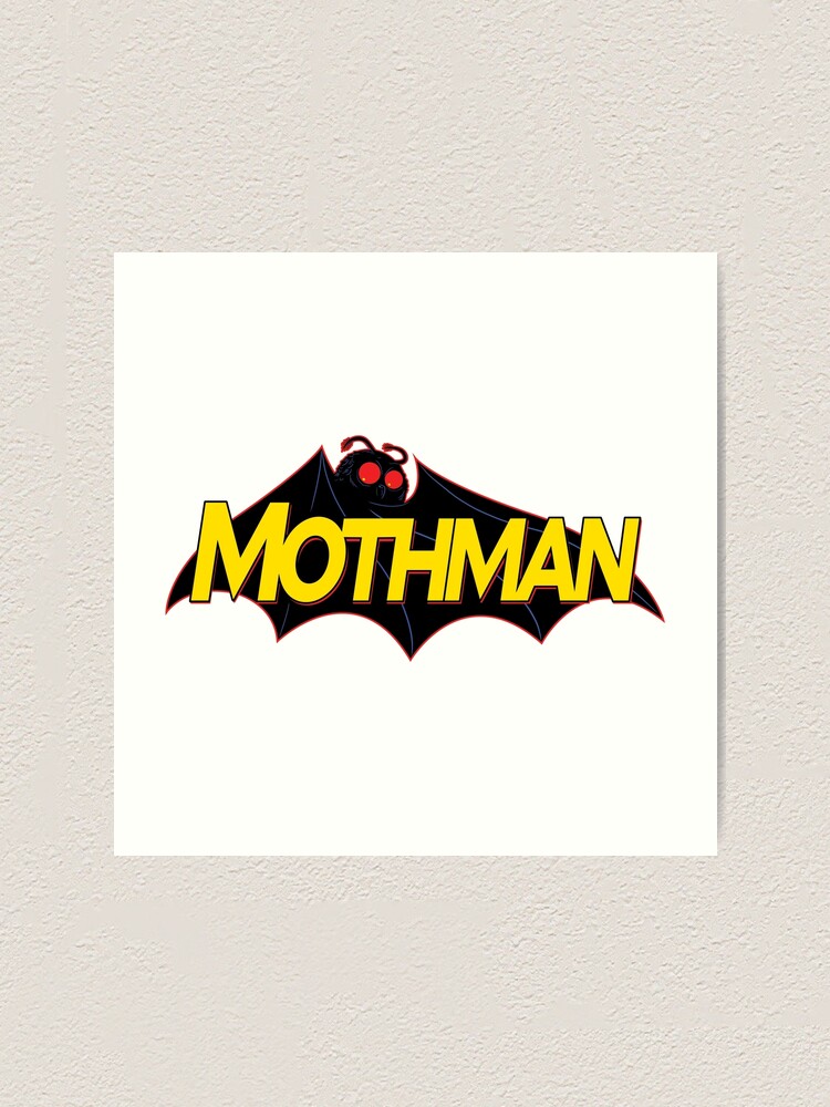 "Mothman Logo Sticker" Art Print for Sale by SuchPsycho | Redbubble