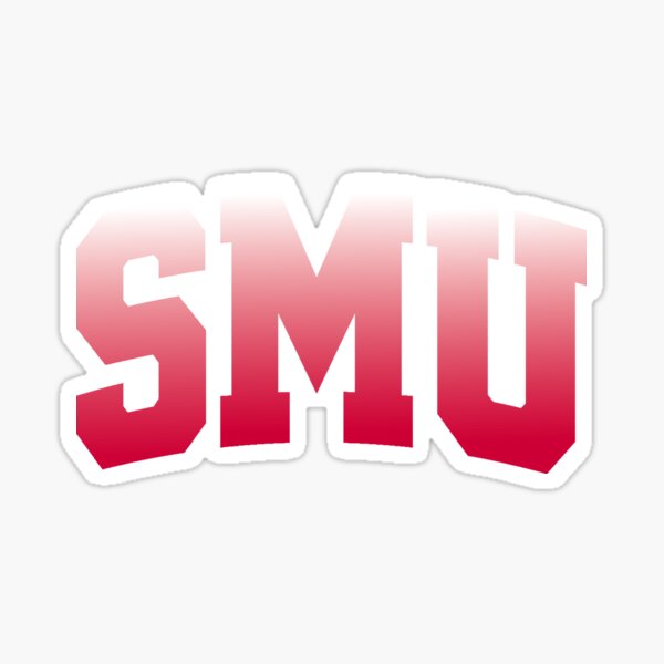 "SMU Ombre Logo" Sticker for Sale by one-broke-kid | Redbubble