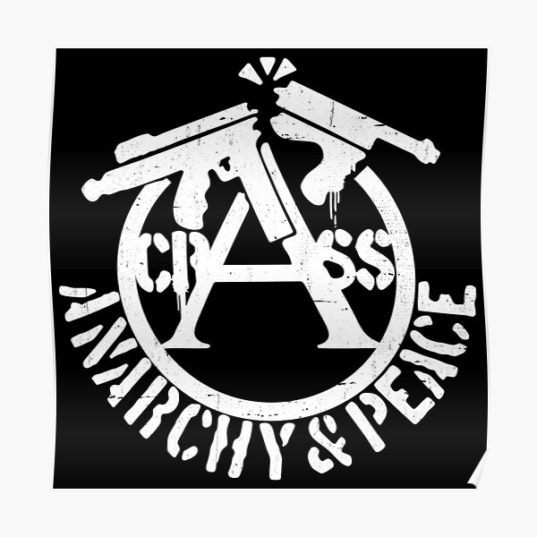 "Crass Anarchy And Peace " Poster for Sale by EnterMushroom | Redbubble