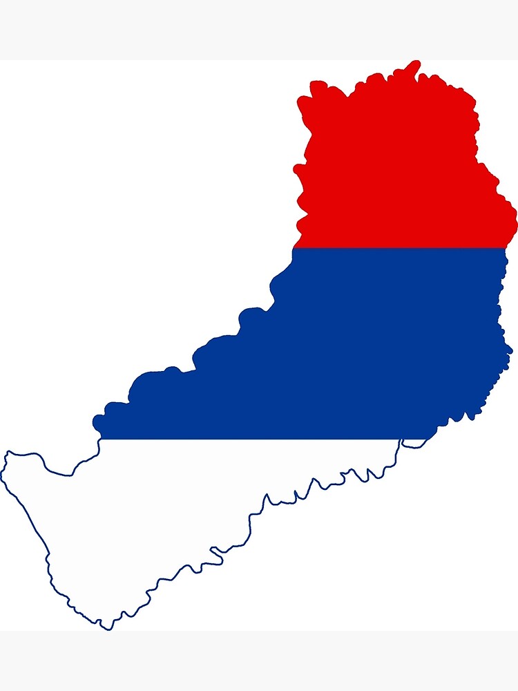 Lámina fotográfica «Mapa de la bandera de la provincia de Misiones» de ...