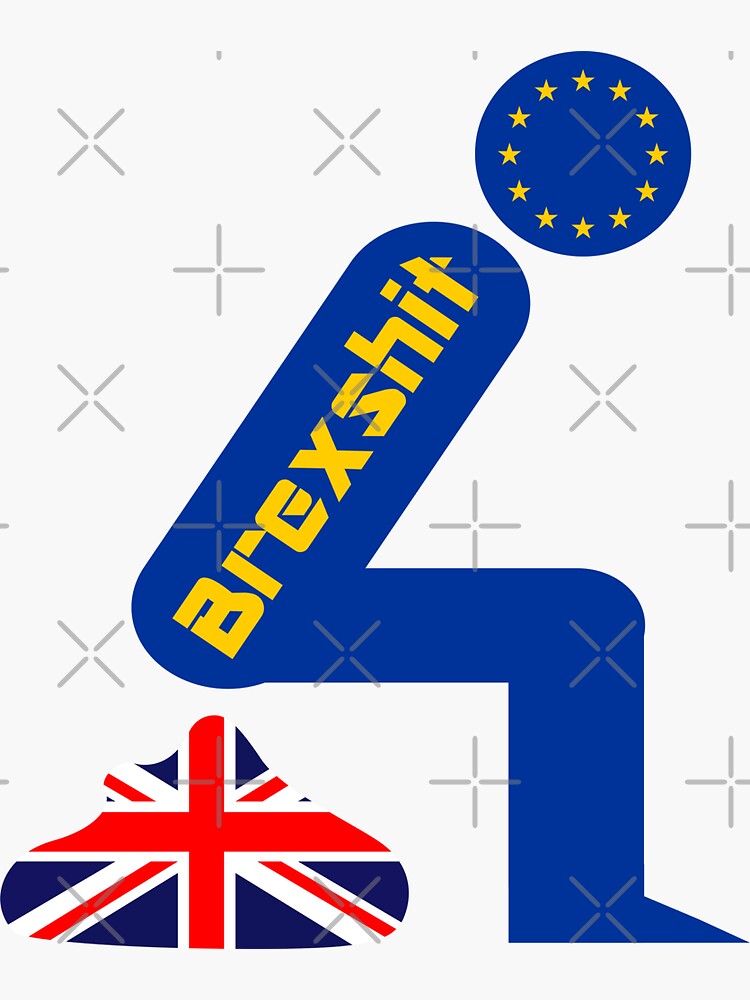 "Brexshit" Sticker for Sale by saechla | Redbubble