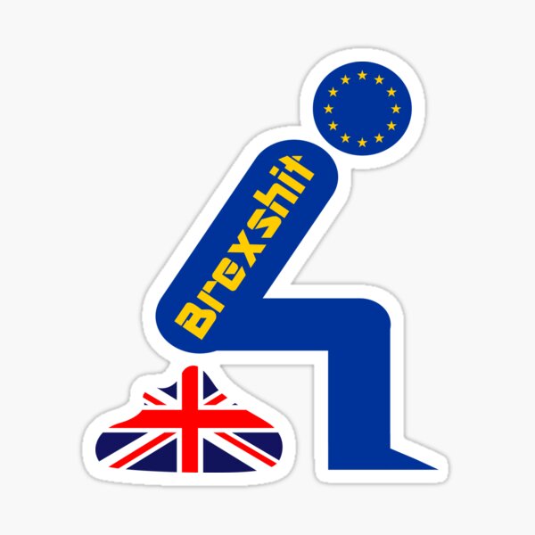 "Brexshit" Sticker for Sale by saechla | Redbubble