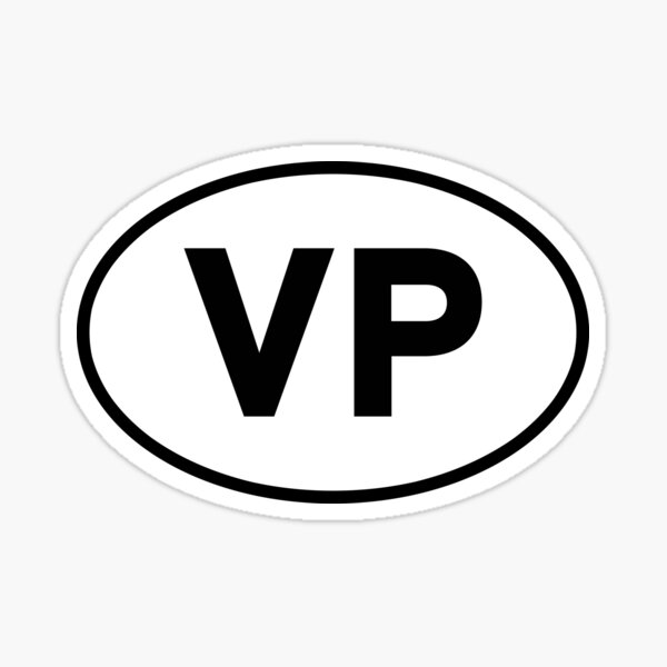 "Oval VP" Sticker for Sale by ovals2 | Redbubble