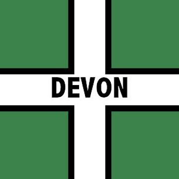 "DEVON flag" Sticker for Sale by LngStr | Redbubble
