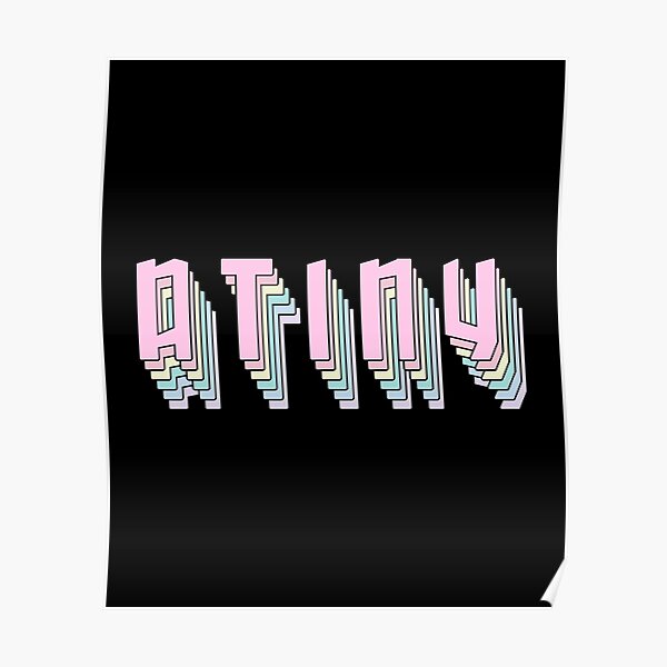 "KPOP BOY GROUP ATEEZ ATINY FANDOM" Poster by LySaVN | Redbubble