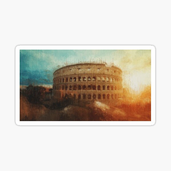 "Colosseum, Rome" Sticker for Sale by ErianAndre | Redbubble