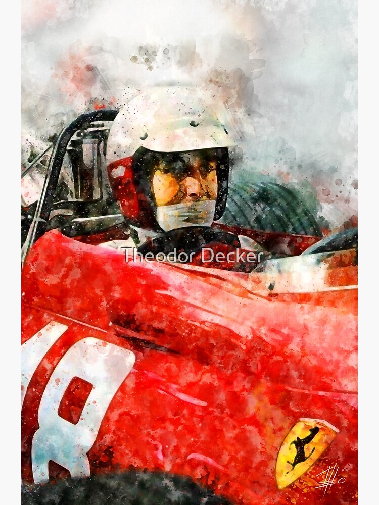 "Lorenzo Bandini Close" Framed Art Print for Sale by theodordecker ...